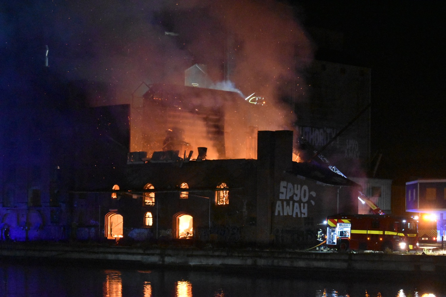 Stor brand i Odense
