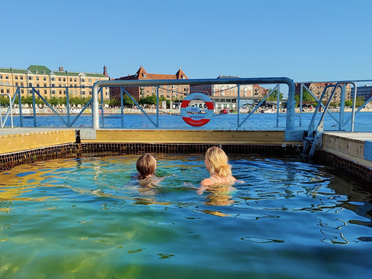 Sommervejr og badning i København