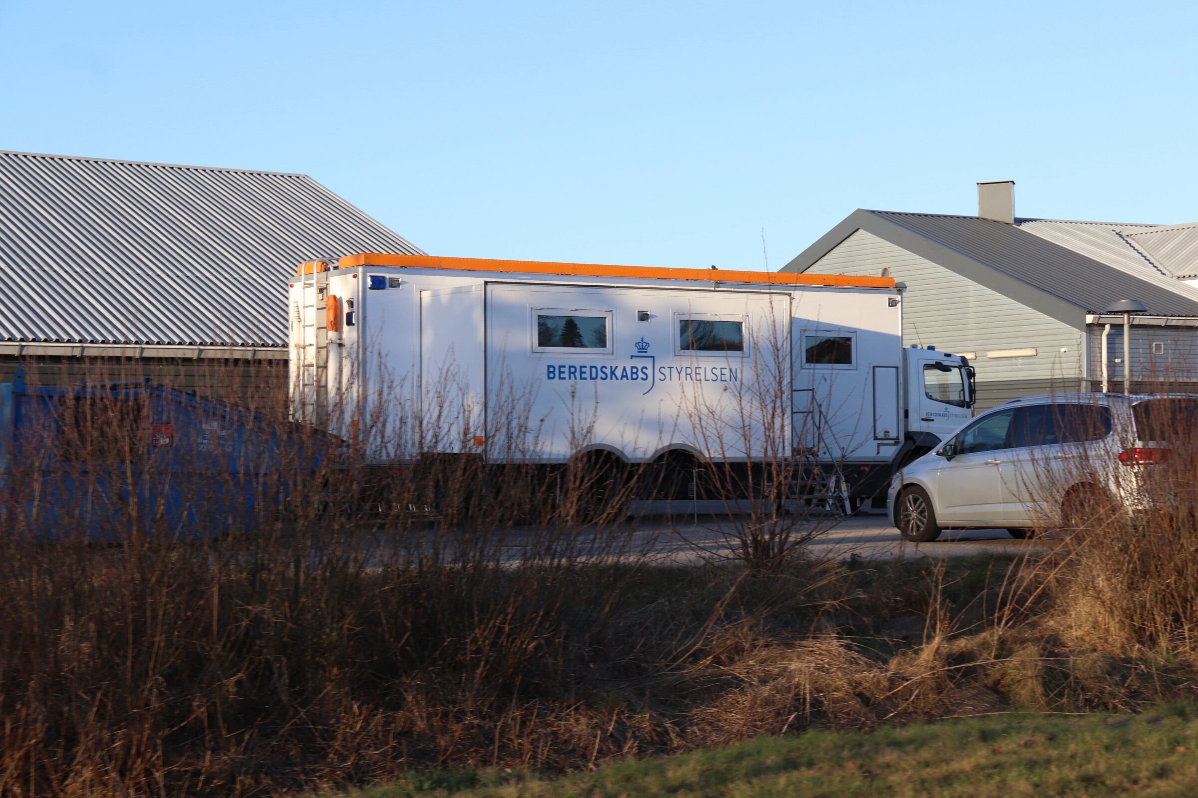 Beredskabs styrelsen opsætter mobil station