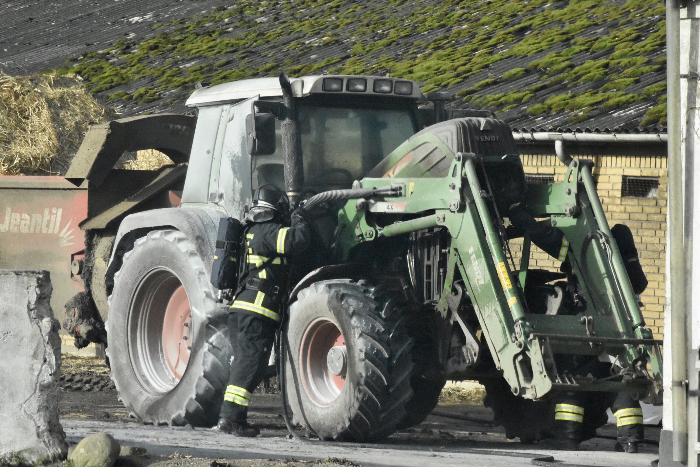 Agerskov: Brand i traktor