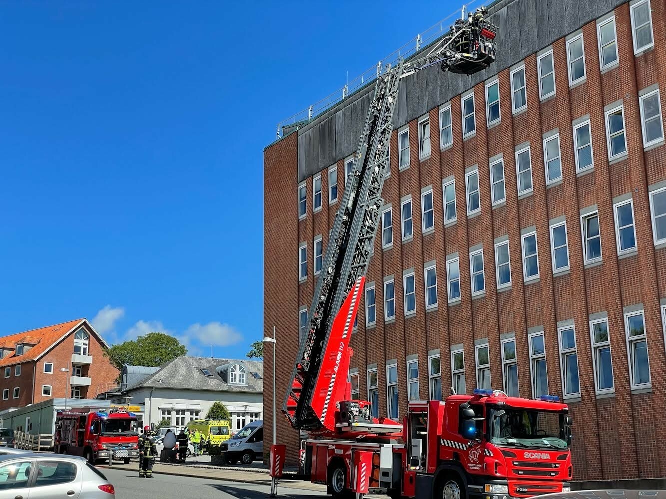 Brand i Thisted Sygehus