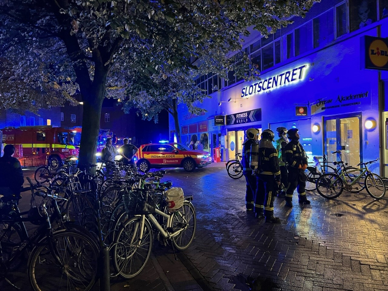 Melding om brand i Odense
