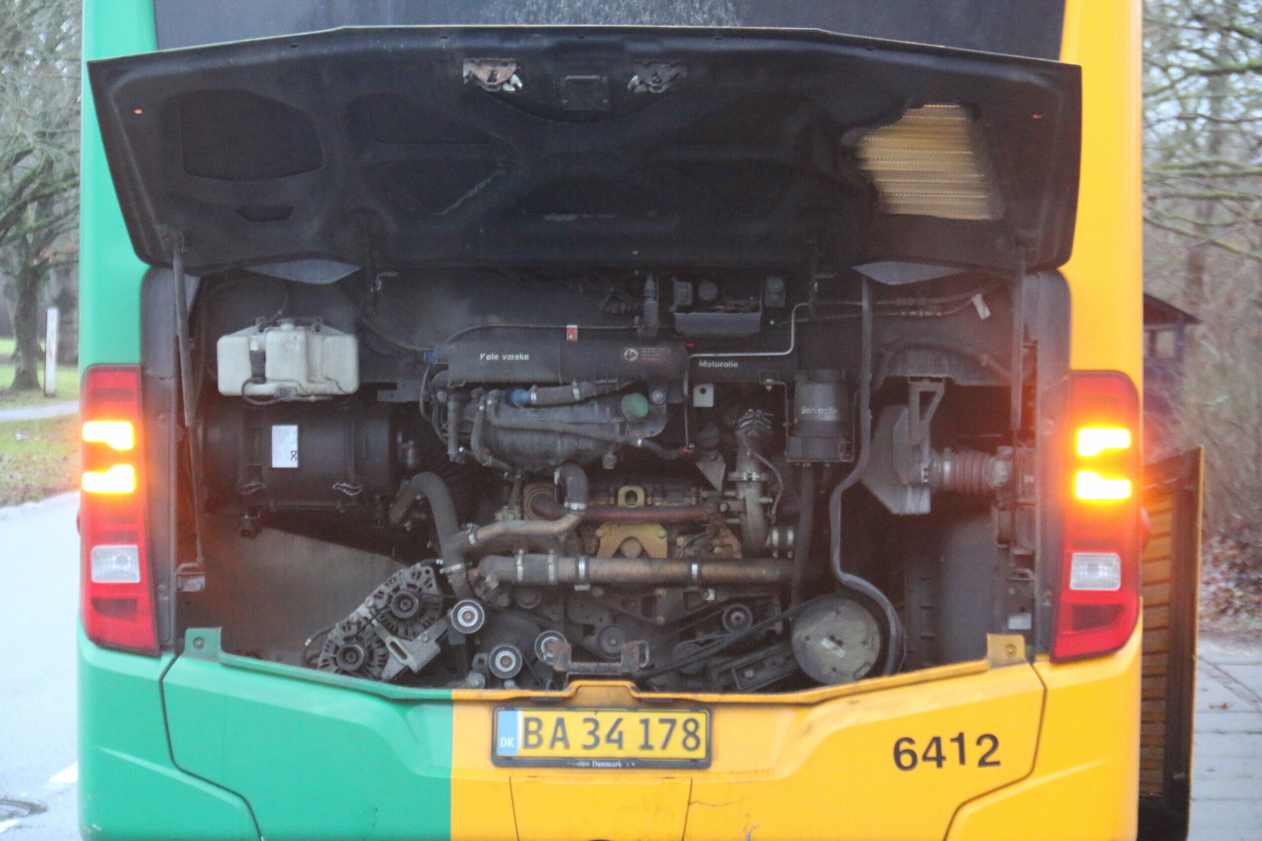 Movia-bus i brand i Høje Taastrup