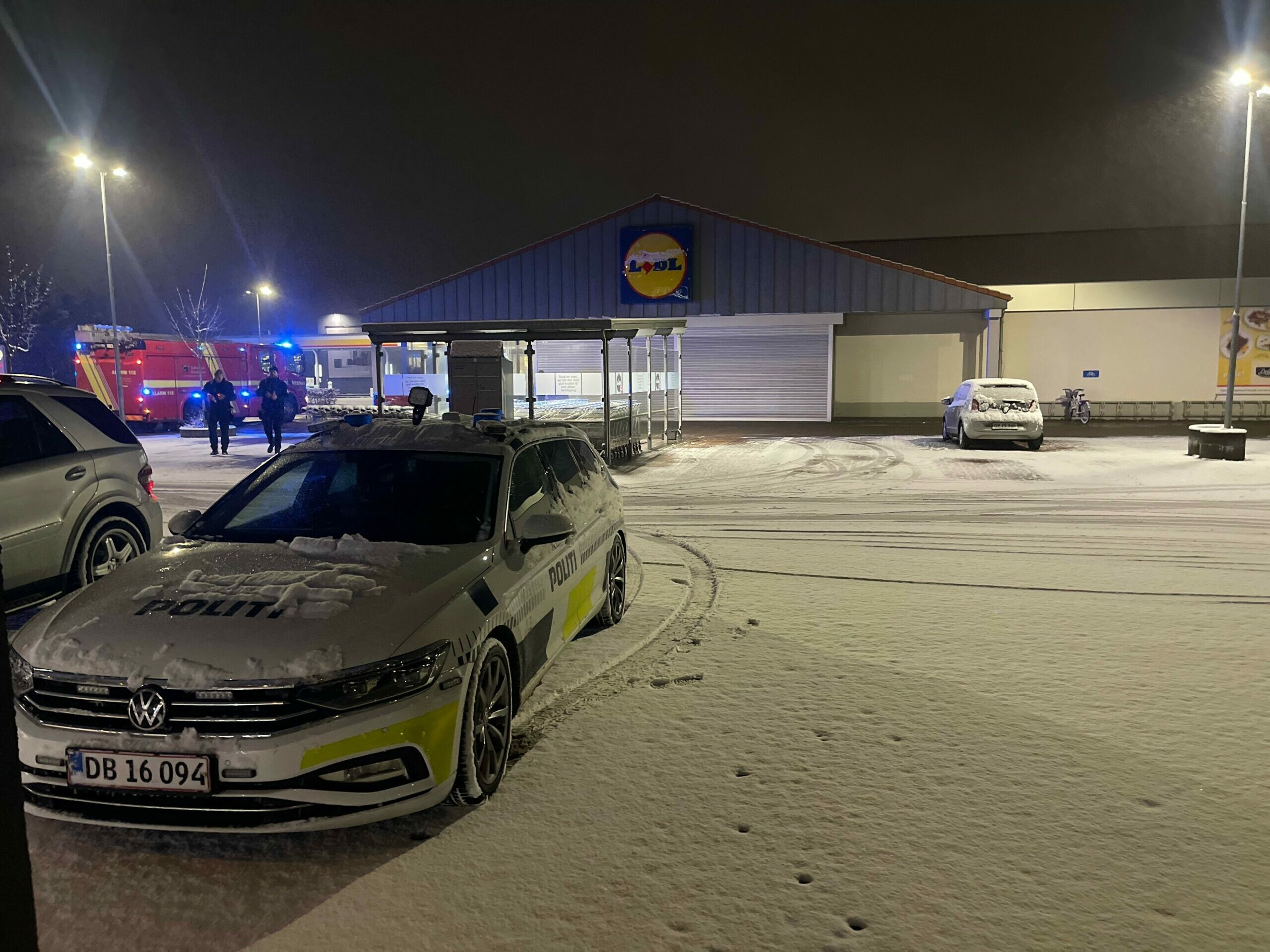 Esbjerg: Politi og brandvæsen rykker ud til Lidl