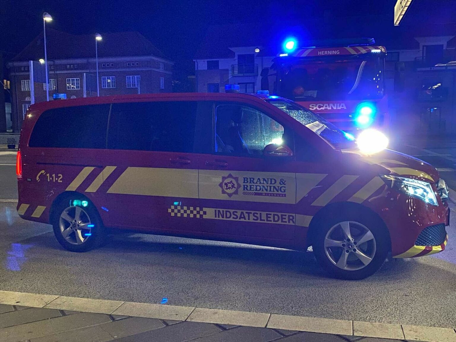 Endnu en nat med brand på Herning Station