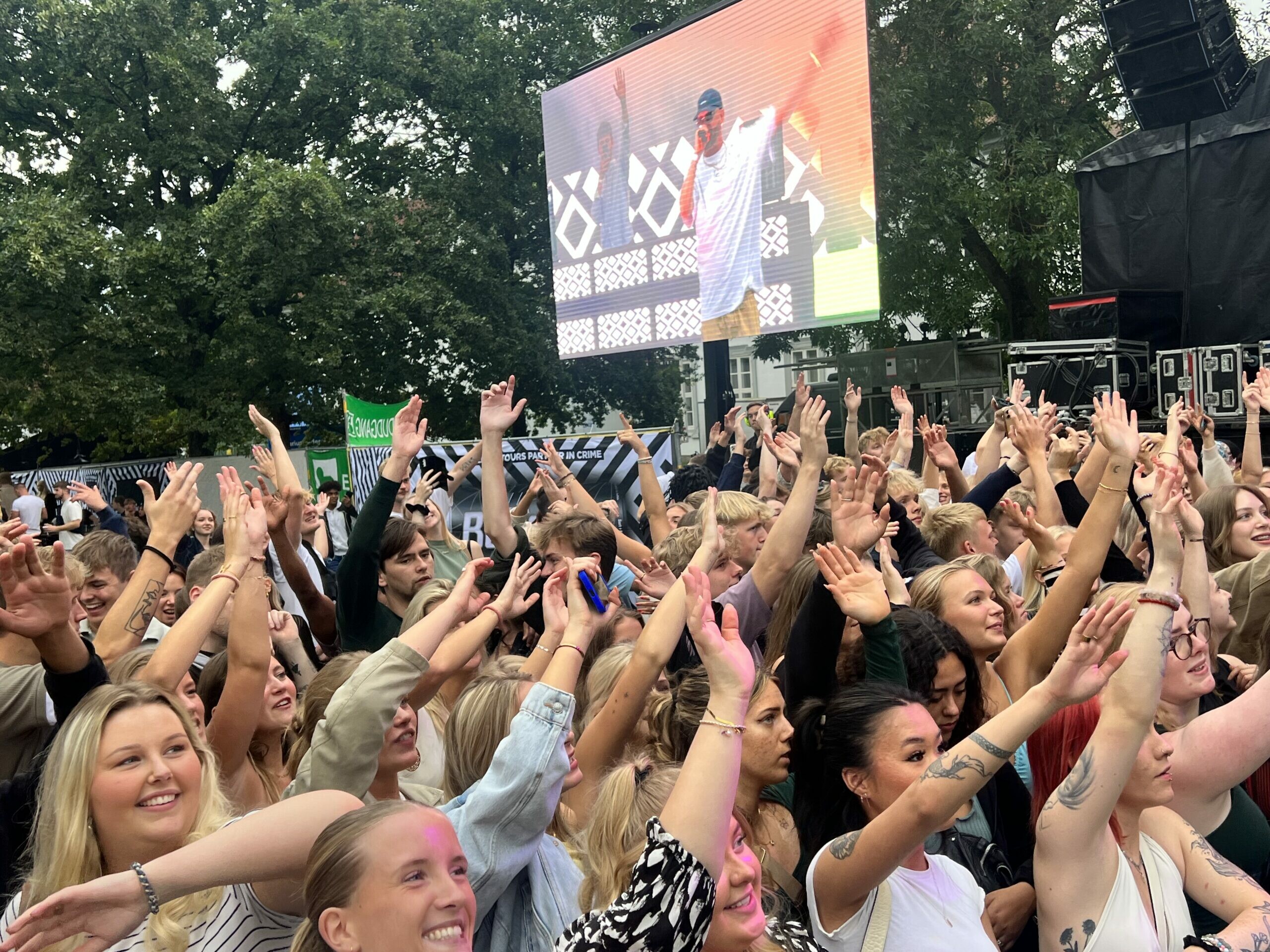 Se billederne: Kæmpe gadefest i Odense