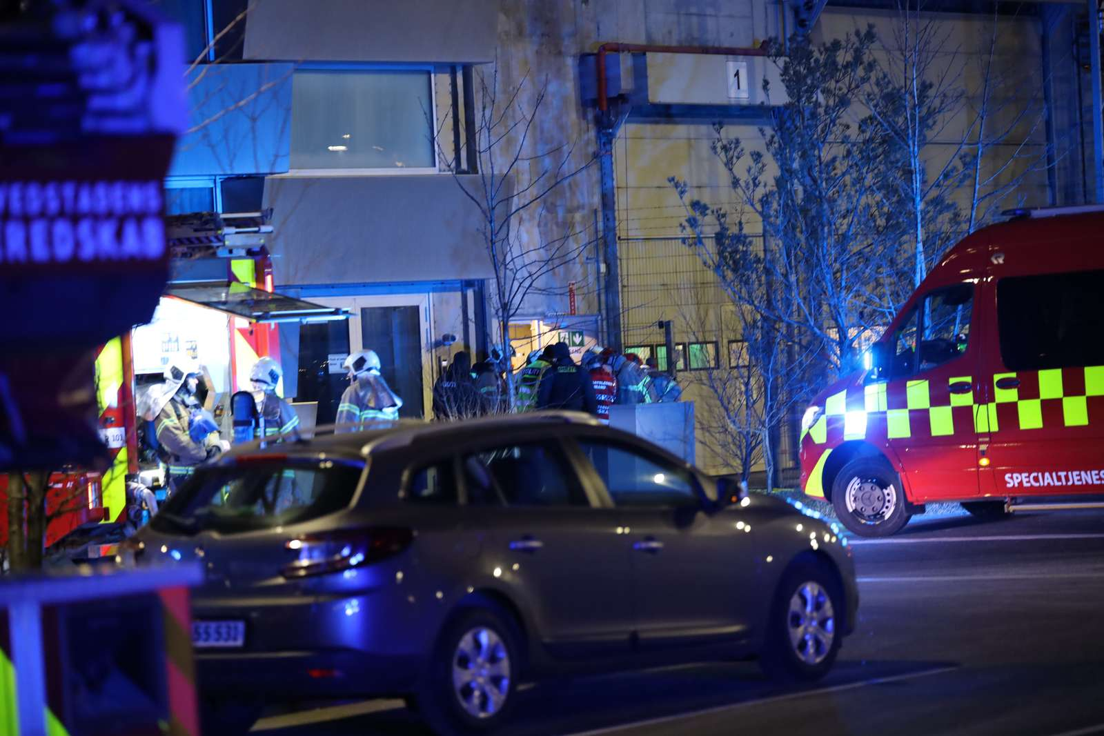 Brand på Amager: Massiv udrykning