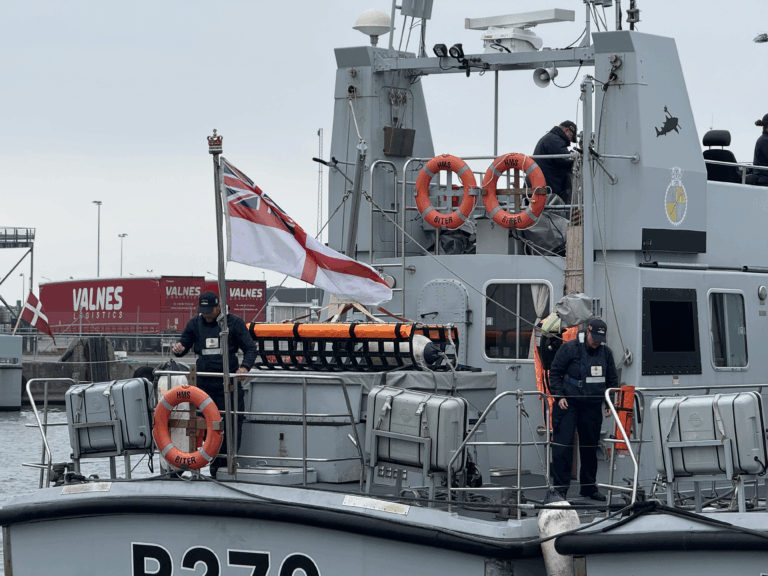 Udenlandske patruljeskibe lægger til kaj på Bornholm