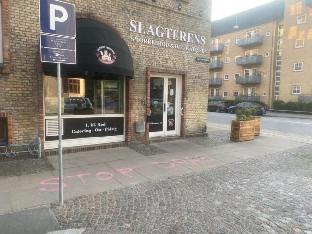 Amager-slagter udsat for hærværk IGEN